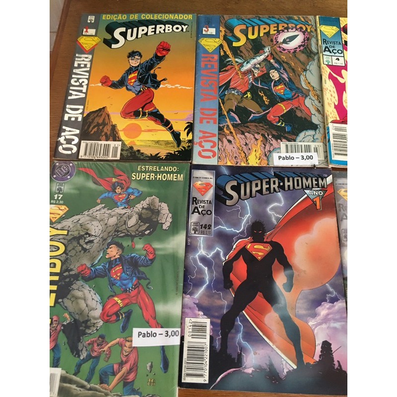 REVISTAS EM QUADRINHOS - FORMATINHOS - SUPERBOY - 1997 COLECIONAVEL ...