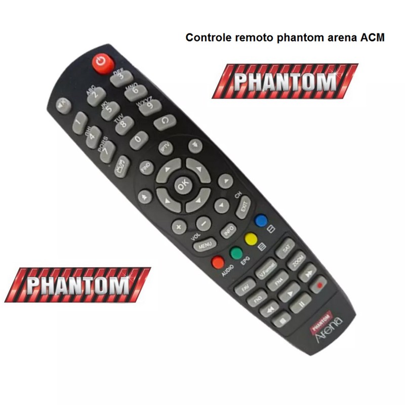 kit 2 Controle remoto receptor phantom arena acm pronta entrega | Shopee Brasil