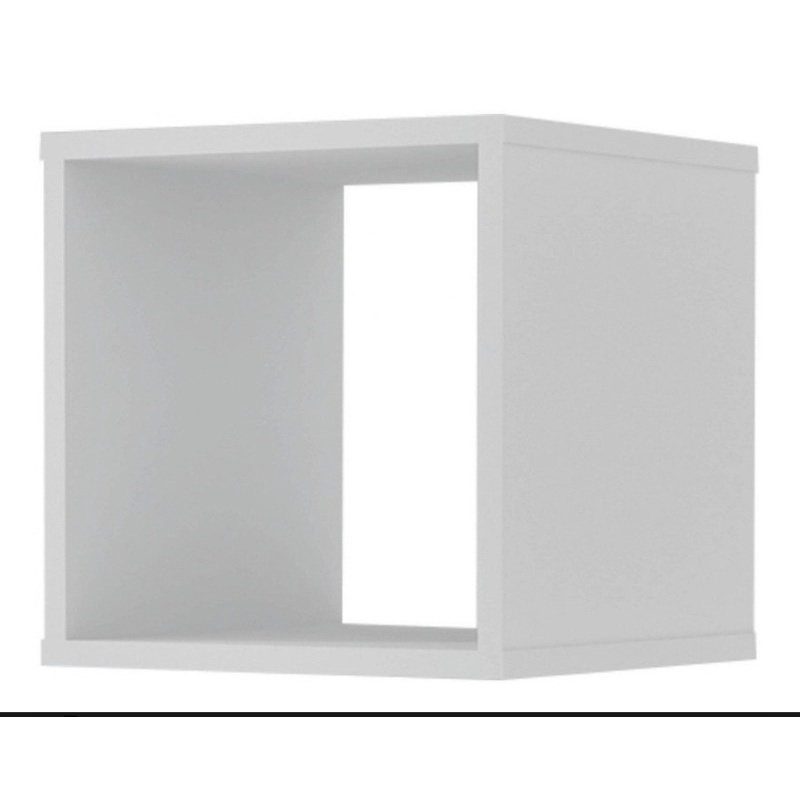 Nicho Quadrado MDF 20x20 Branco Sala Banheiro Cozinha Quarto Infantil ...