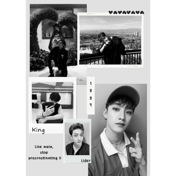 Stray Kids Bang Chan Poster A4/a5/a6 K-pop Fanmade | Shopee Brasil