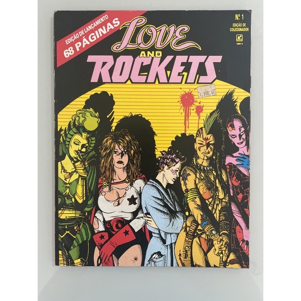 Gibi adulto Love And Rockets Número 1 primeira edição colecionador ...