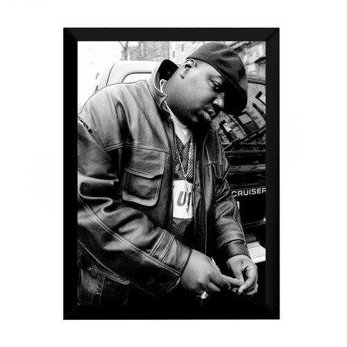 Quadro Foto Hip Hop Rap Notorious Big Poster Moldurado | Shopee Brasil