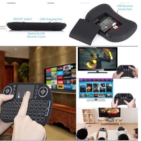 Mini Teclado Controle Sem Fio Wireless Iluminado | Shopee Brasil
