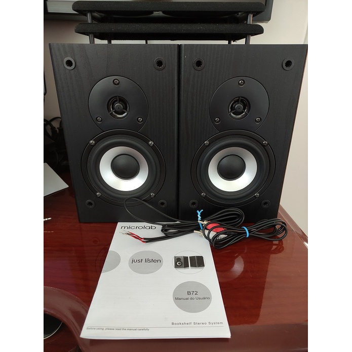 Microlab B72 Par Caixas De Som Home Studio Profissional 2.0 - Usada ...