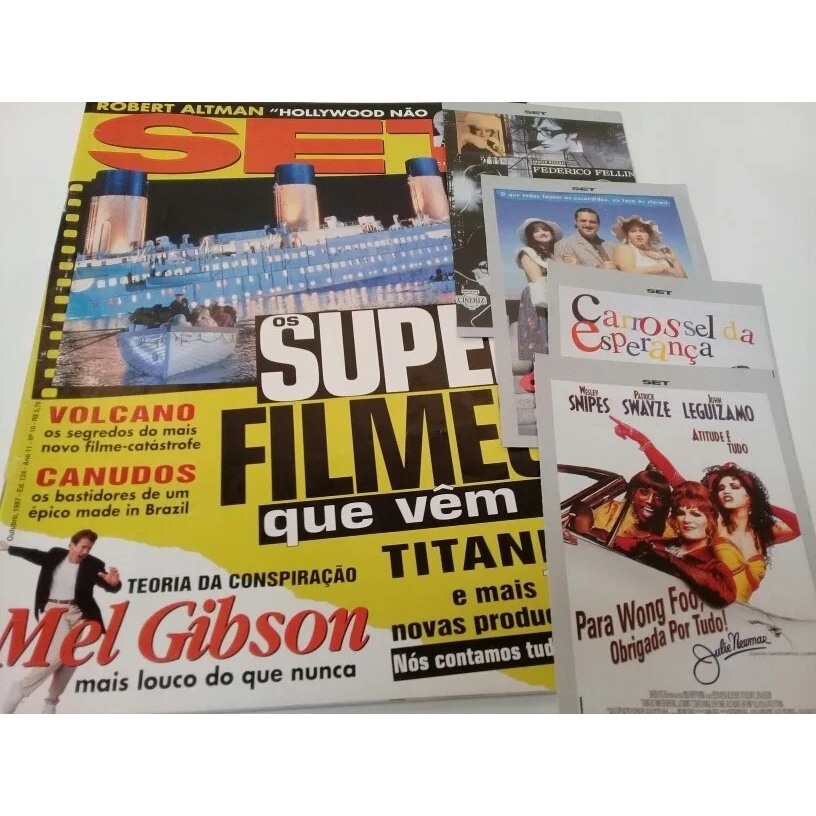 REVISTA SET CINEMA E VIDEO N 124 Com 4 Fichas Vídeo Usada | Shopee Brasil
