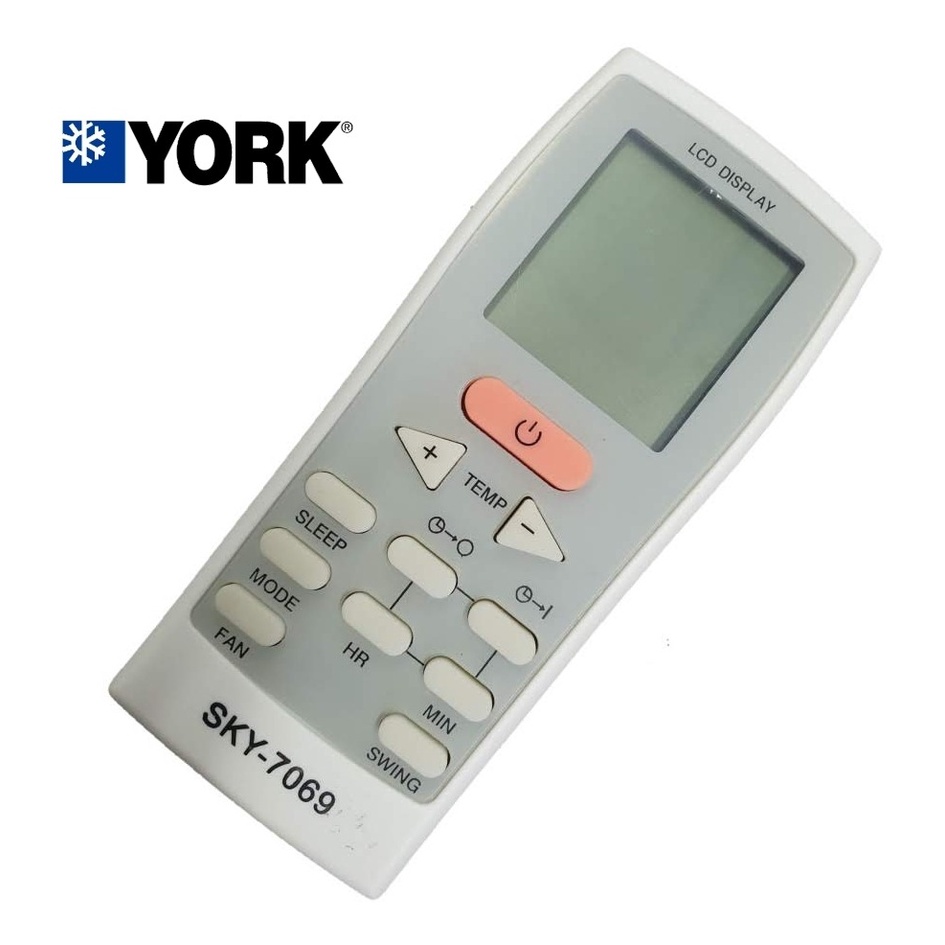 Controle Remoto de Ar Condicionado York GZ-12A-E1 | Shopee Brasil