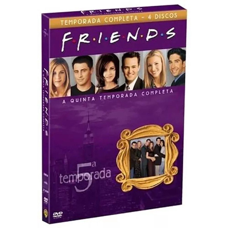 Box DVD Friends Quinta Temporada Completa 4 DVDs | Shopee Brasil