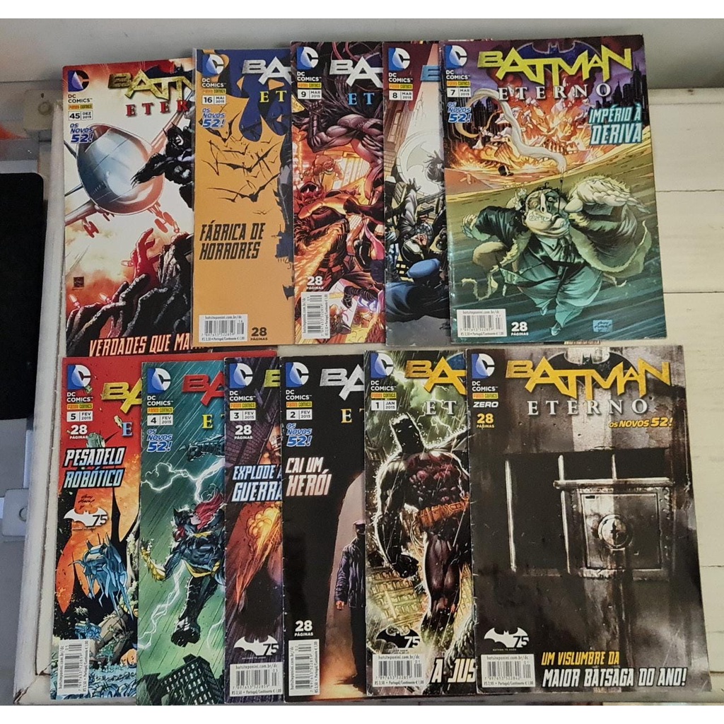 Batman Eterno Os Novos 52 Panini Dc Escorrega O Preço