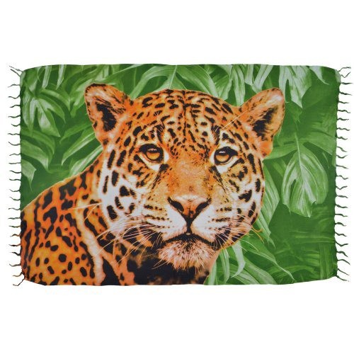Canga de Praia Oncinha Tigre Animal Print Moda Verão Bali Beach ...