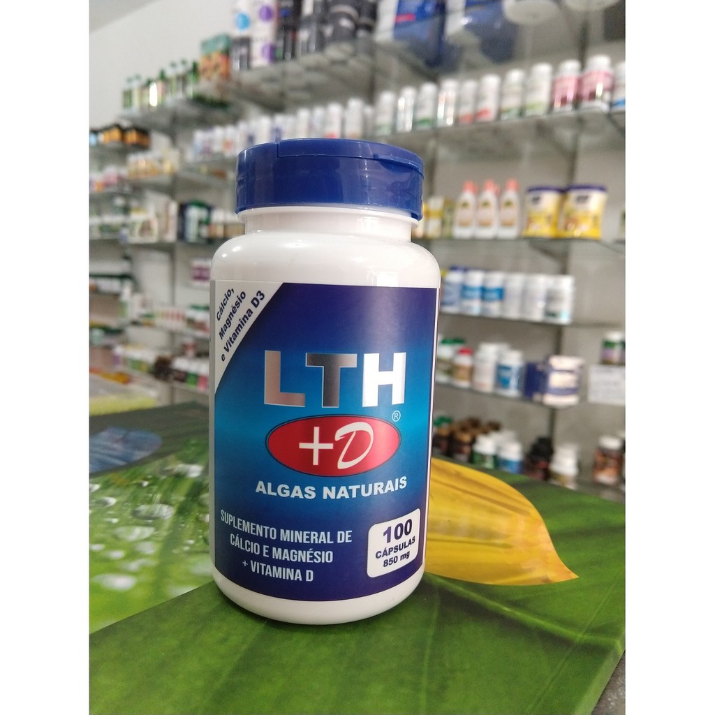 LTH + D (Suplemento de Cálcio de Algas Lithothamnium + Vitamina D) 100 ...