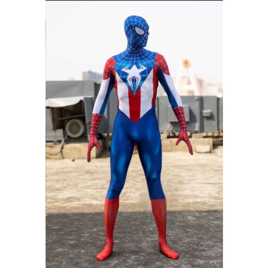NOVA ROUPA HOMEM ARANHA CAPITÃO AMÉRICA | Shopee Brasil
