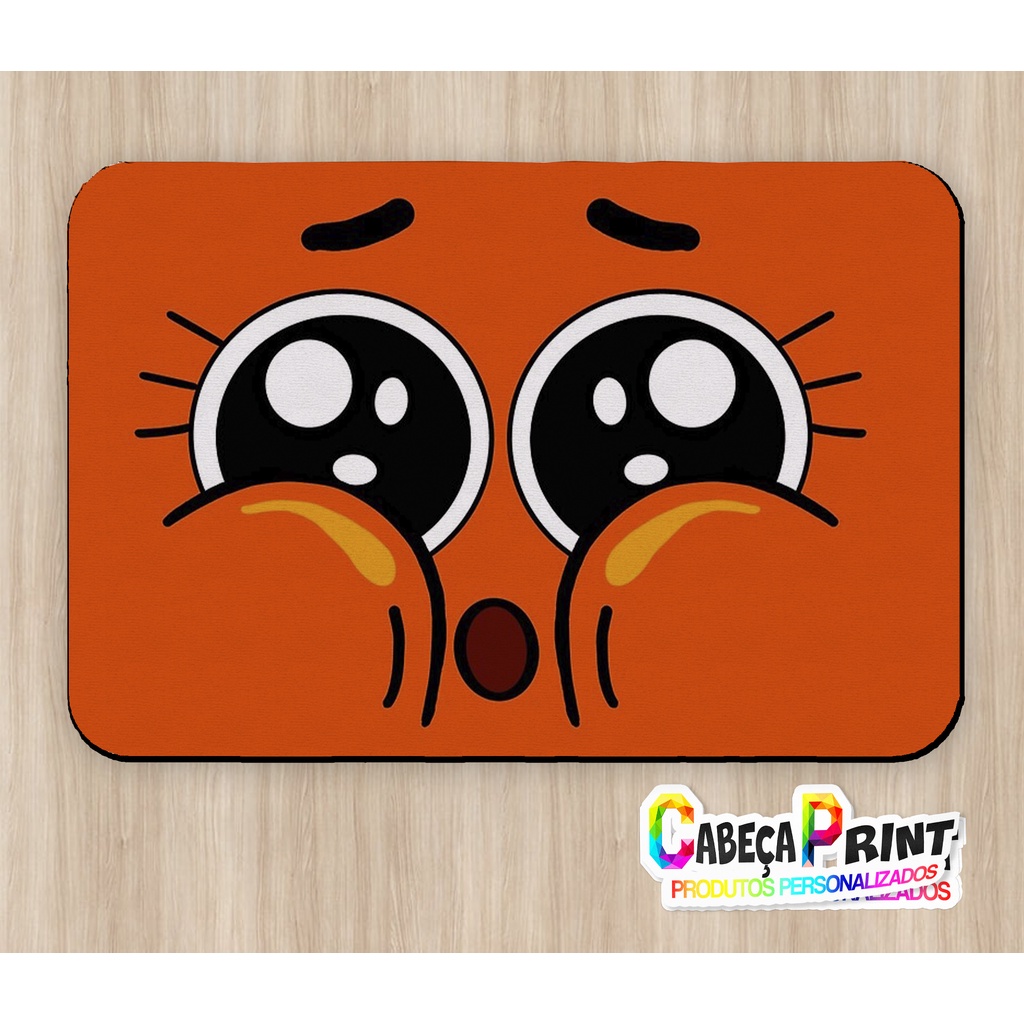 Mouse Pad 20x28 Cm O Incrível Mundo de Gumball | Shopee Brasil