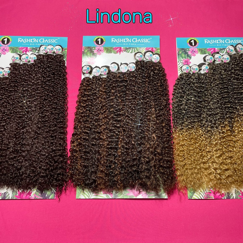 Lindona 70cm FASHION CLASSIC Cabelo Cacheado Bio Fibra. | Shopee Brasil