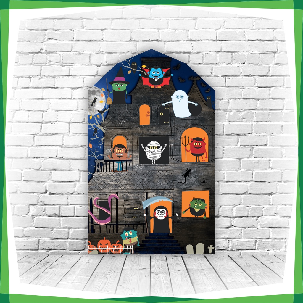Casinha Halloween | 1,5m x 2,5m | Shopee Brasil