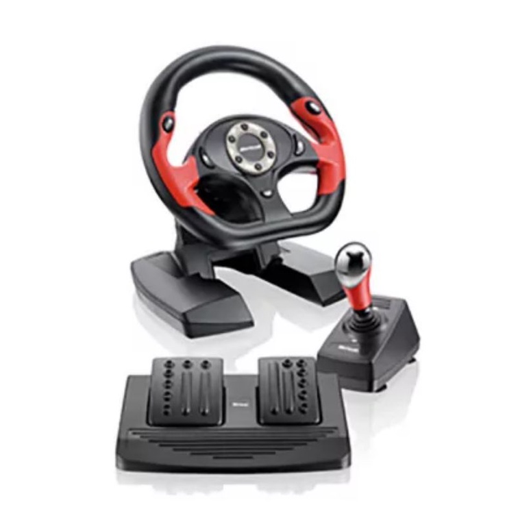 PS2 PS3 PC Volante, pedal e cambio Multilaser JS050 - Escorrega o Preço