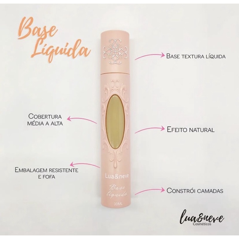 Base Liquida Lua e Neve 30ml 01 a 06 | Shopee Brasil Base Liquida Lua e Neve 30ml 01 a 06 | Shopee Brasil