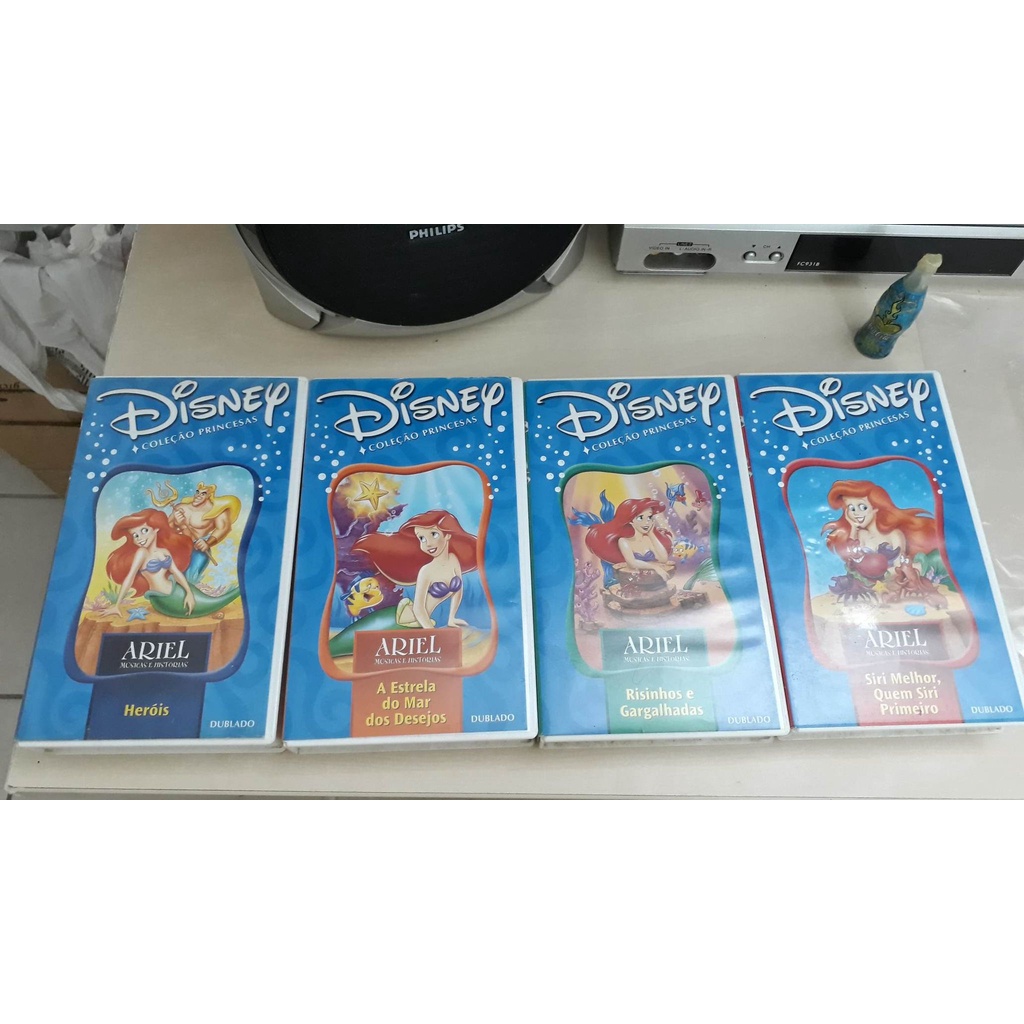 VHS Disney Digitalizados - Coleção Princesas - Ariel Músicas e ...