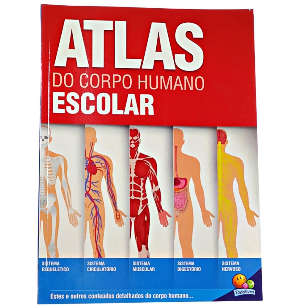 Atlas Corpo Humano Anatomia Sistemas Orgãos Anatomia Escolar | Shopee ...