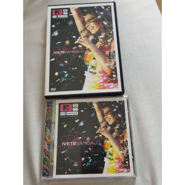 Dvd e Cd Ivete Sangalo ao Vivo 10 anos | Shopee Brasil
