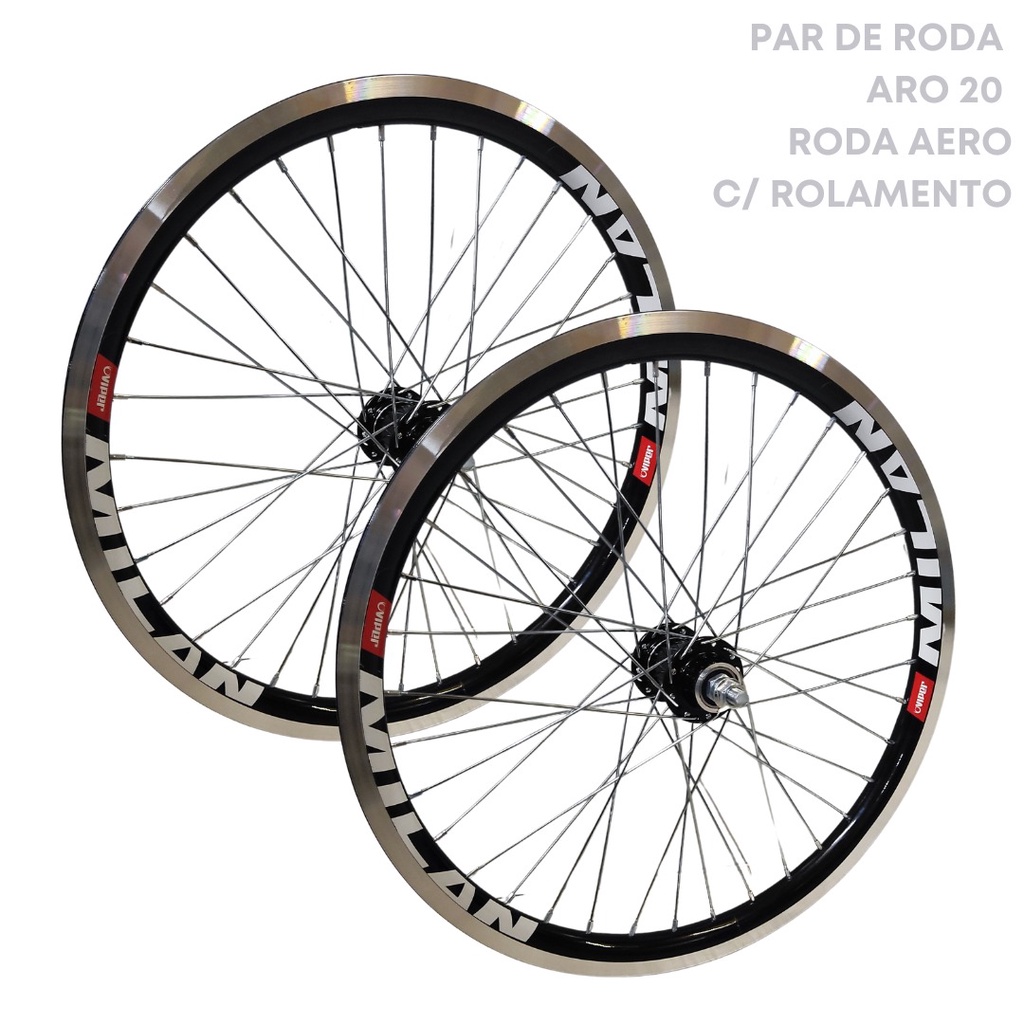 Roda Aero Aro 20 cubo de Alumínio | Shopee Brasil