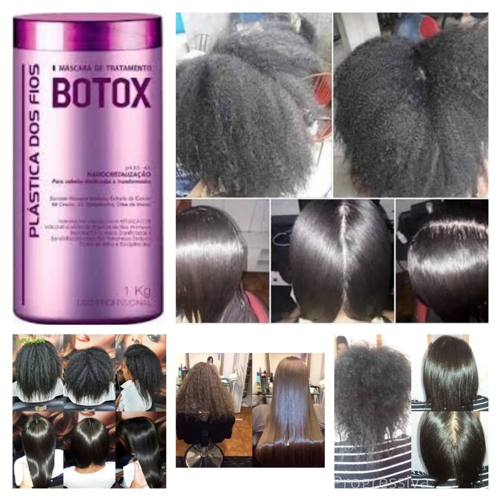Botox Plastica dos fios selagem térmica 1kg | Shopee Brasil