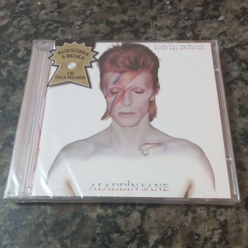 CD DAVID BOWIE - ALADDIN SANE - REMASTER 2013 - LACRADO | Shopee Brasil