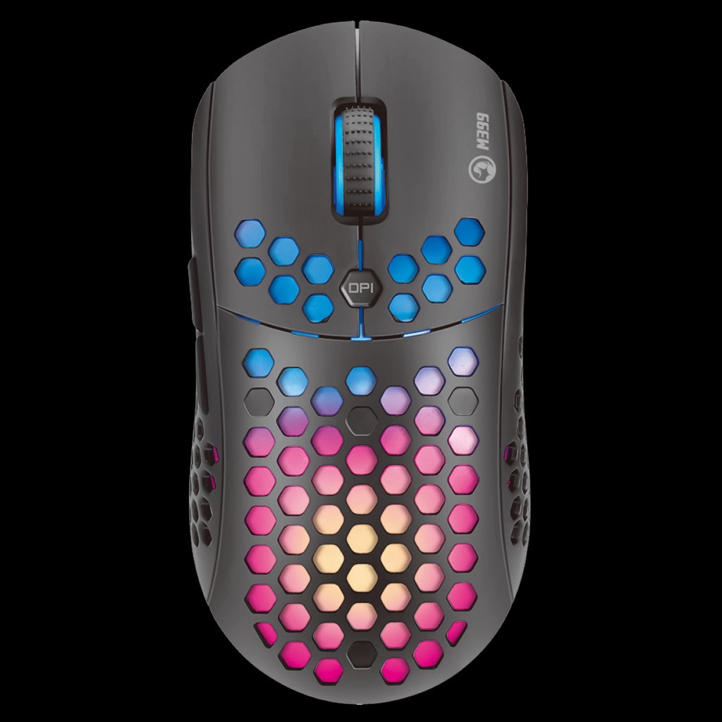 Mouse Gamer Colmeia Marvo M399, 6400 DPI, 6 Botões, RGB, Black | Shopee ...