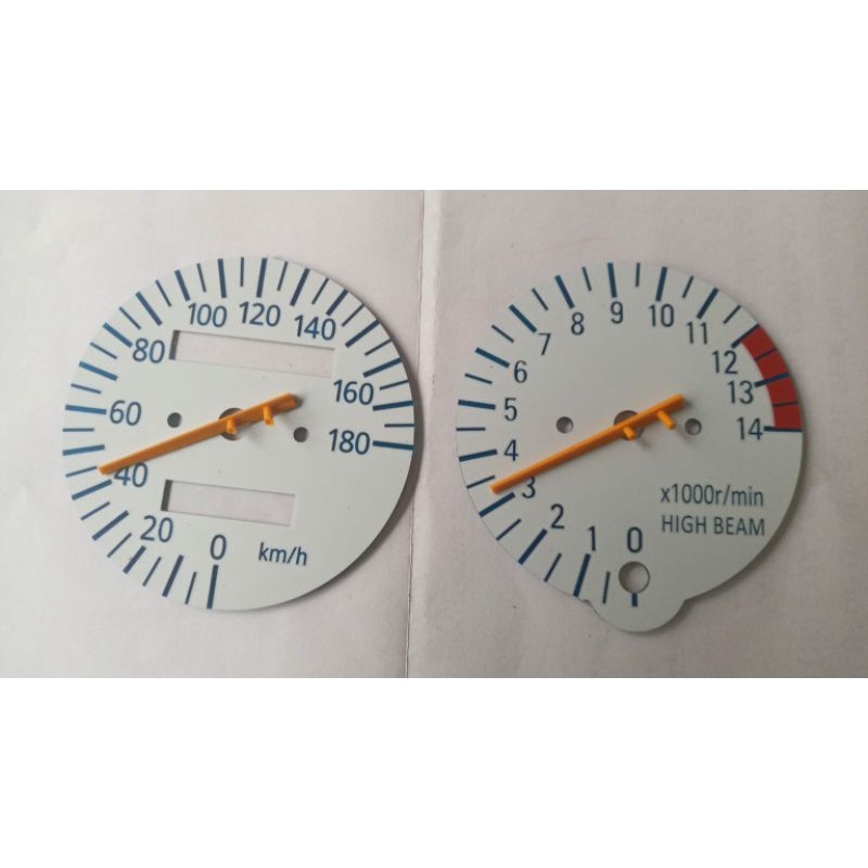 Jogo Mostrador Painel Yamaha Rd 135 Ano 92/99 Brinde Paletas de Ponteiro | Shopee Brasil