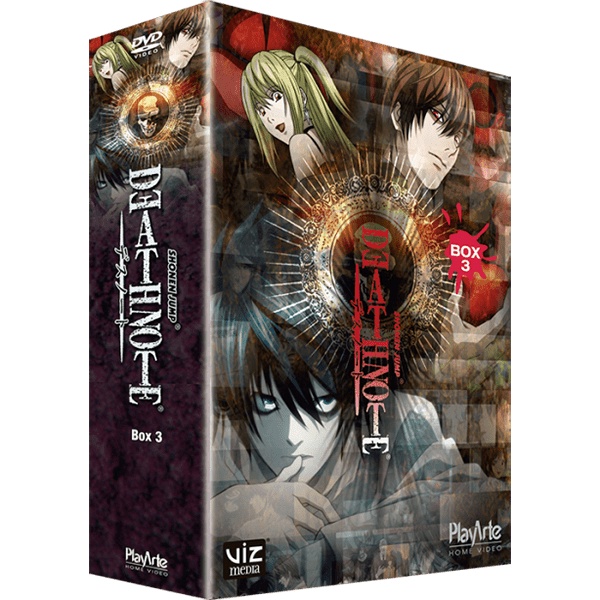 Dvd Box 3 Dvds - Shonen Jump - Death Note - Box 3 - Original | Shopee Brasil