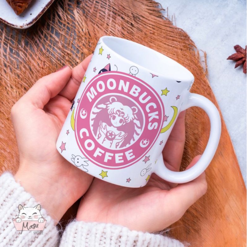 Caneca Sailor Moon "Moonbucks" Starbucks - Anime | Shopee Brasil