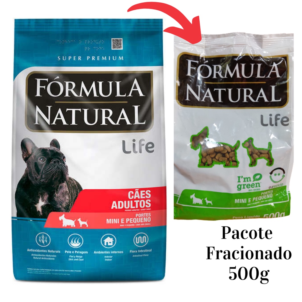 Ração Formula Natural Super Premium Adulto Porte Mini E Pequeno 15 Kg ...
