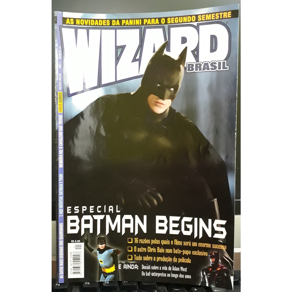 Wizard Brasil 21: Especial Batman Begins (Panini) | Shopee Brasil