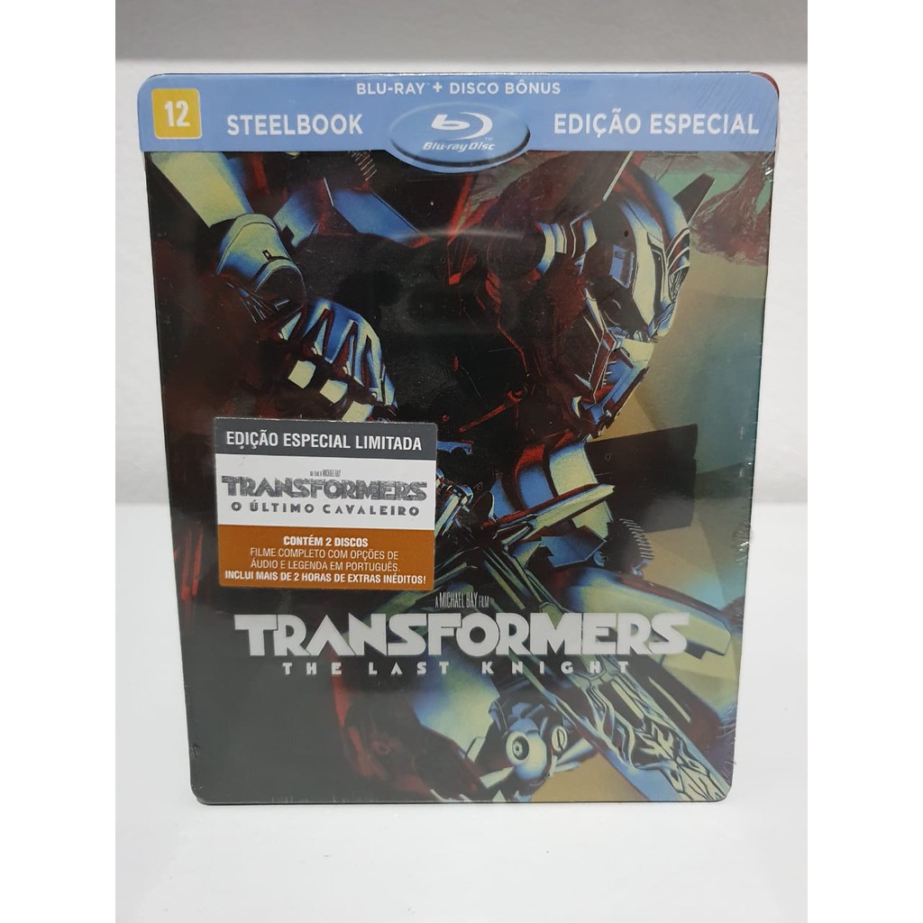 Steelbook Transformers O Último Cavaleiro - 2 DISCOS LACRADO ...