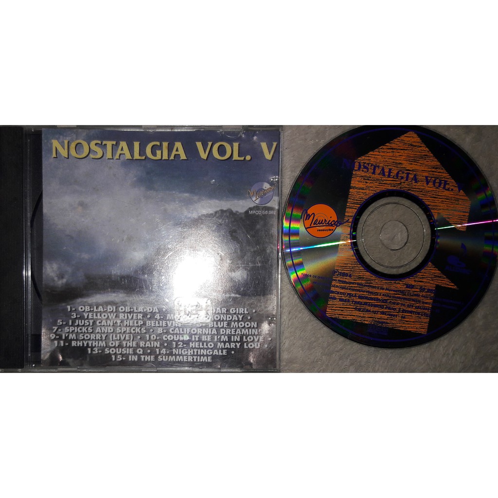 CD ORIGINAL NOSTALGIA VOL. V | Shopee Brasil