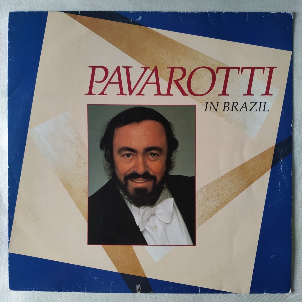 DISCO DE VINIL LP - LUCIANO PAVAROTTI – PAVAROTTI IN BRAZIL (1994 ...