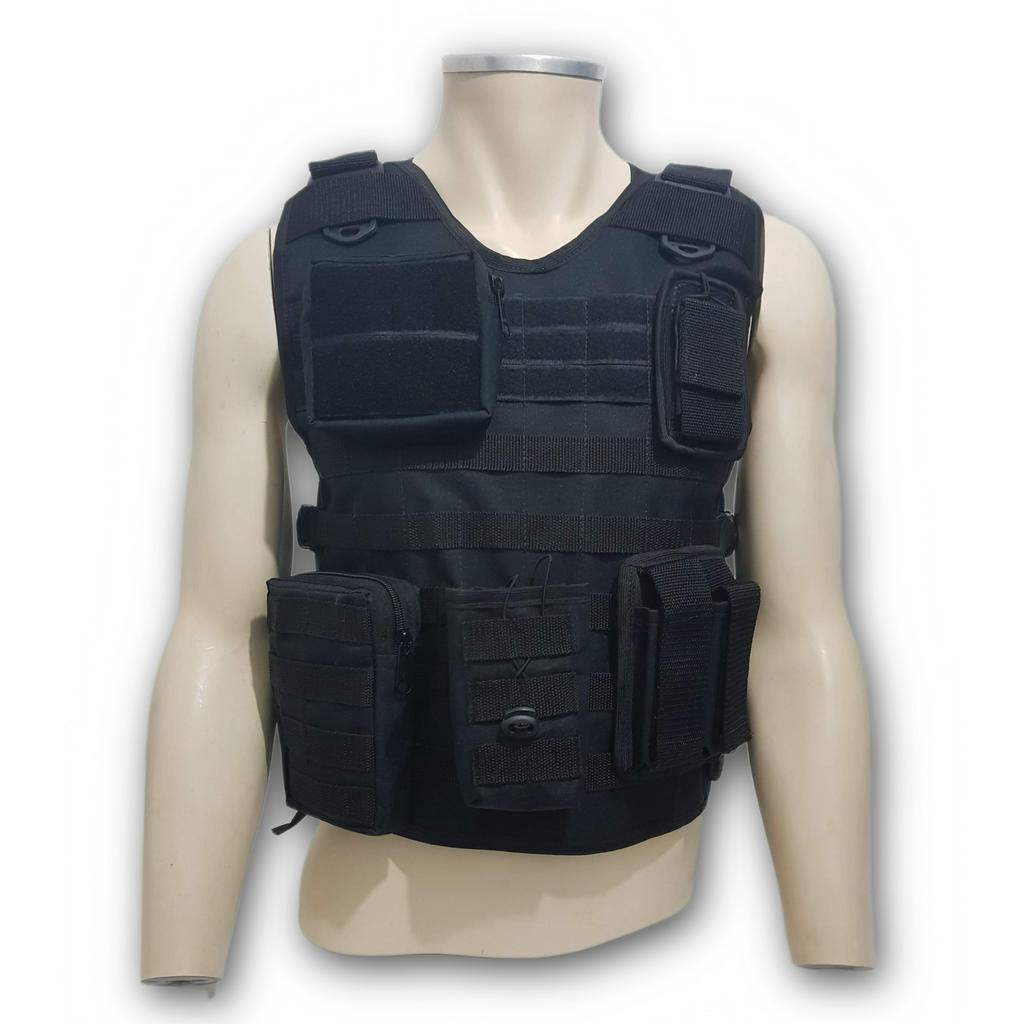 Capa de colete modular + 04 acessórios caqui padrão pmba | Shopee Brasil