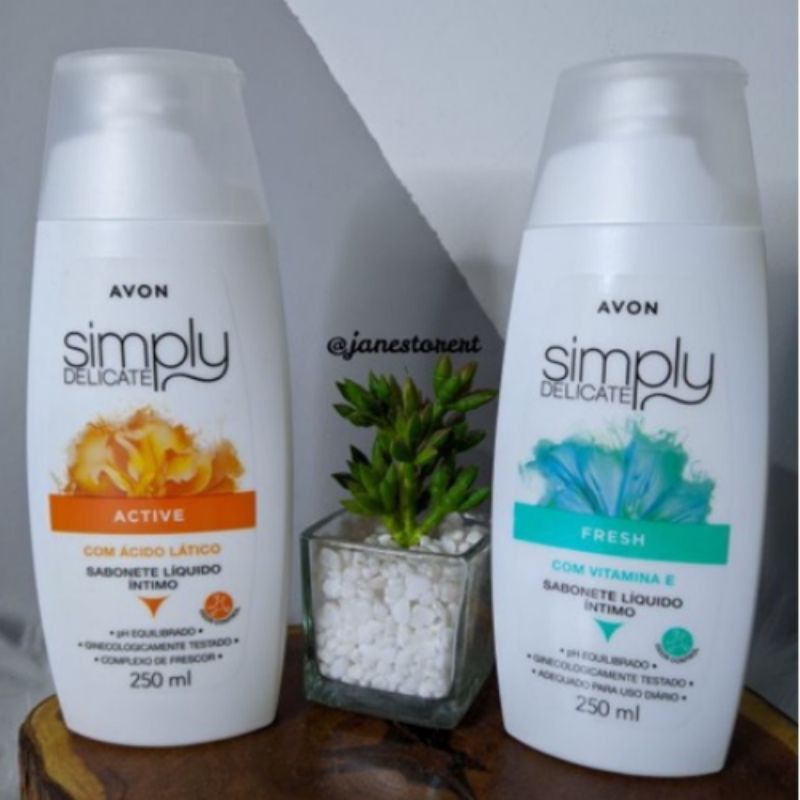 Sabonete Líquido Íntimo Avon Simply Delicate - 250ml | Shopee Brasil