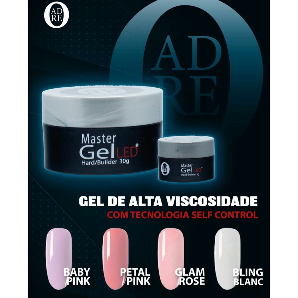 MASTER GEL LED/UV HARD BUILDER Pote 30g | Shopee Brasil