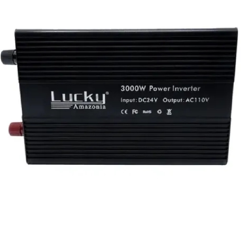 Inversor Tensão Onda Modificada Transformador 3000w 24v 110v conversor ...