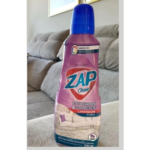 Limpa Estofados E Carpetes Zap Clean – Flores – 500ml | Shopee Brasil