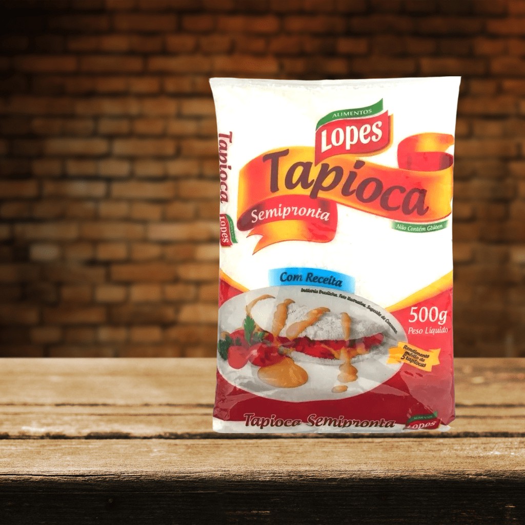 MASSA PARA TAPIOCA HIDRATADA 500g - LOPES (GRÃO E EQUILÍBRIO) | Shopee Brasil