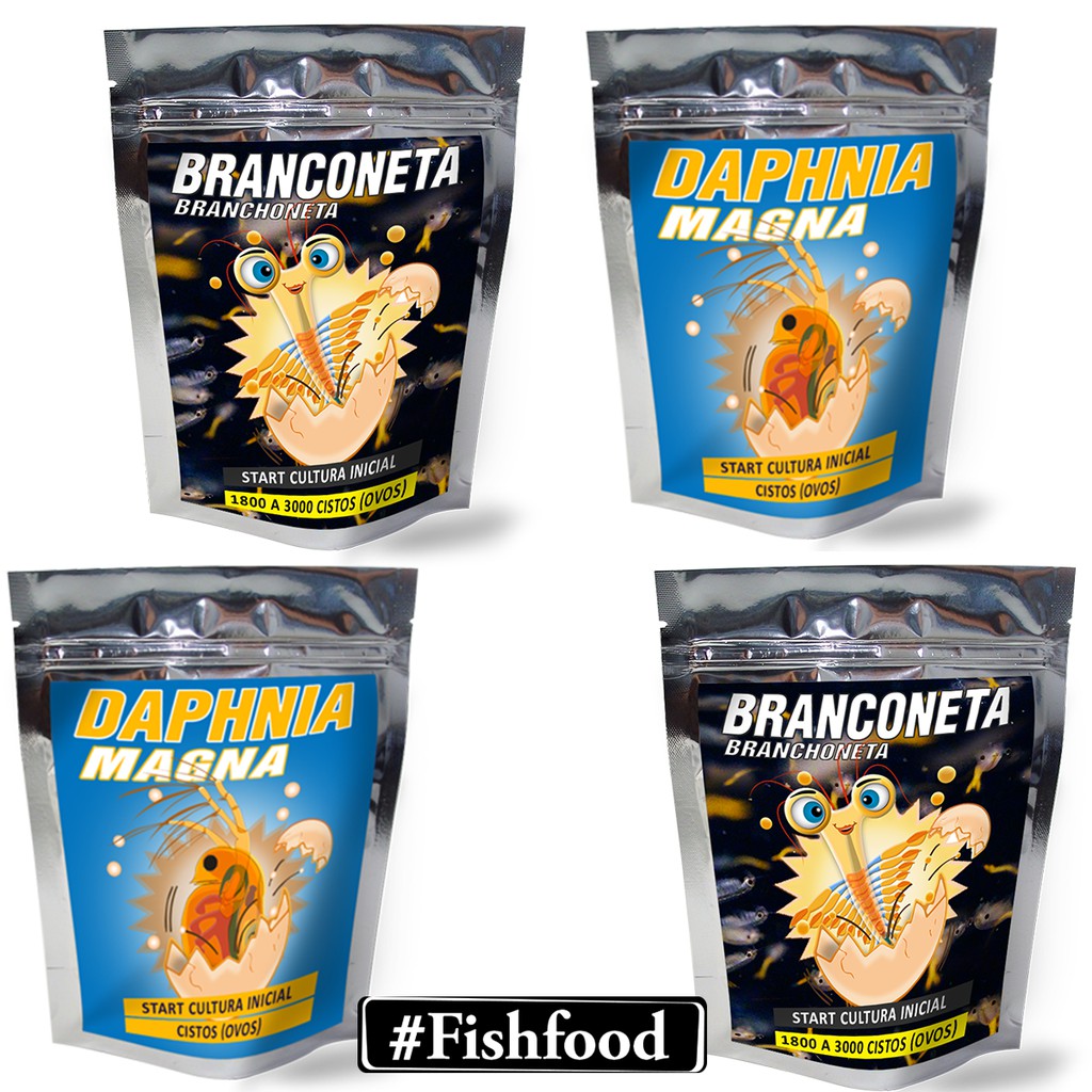 2x- Artemia - 2x- Daphnia Magna - Cultura Ovos P/ Eclodir | Shopee Brasil