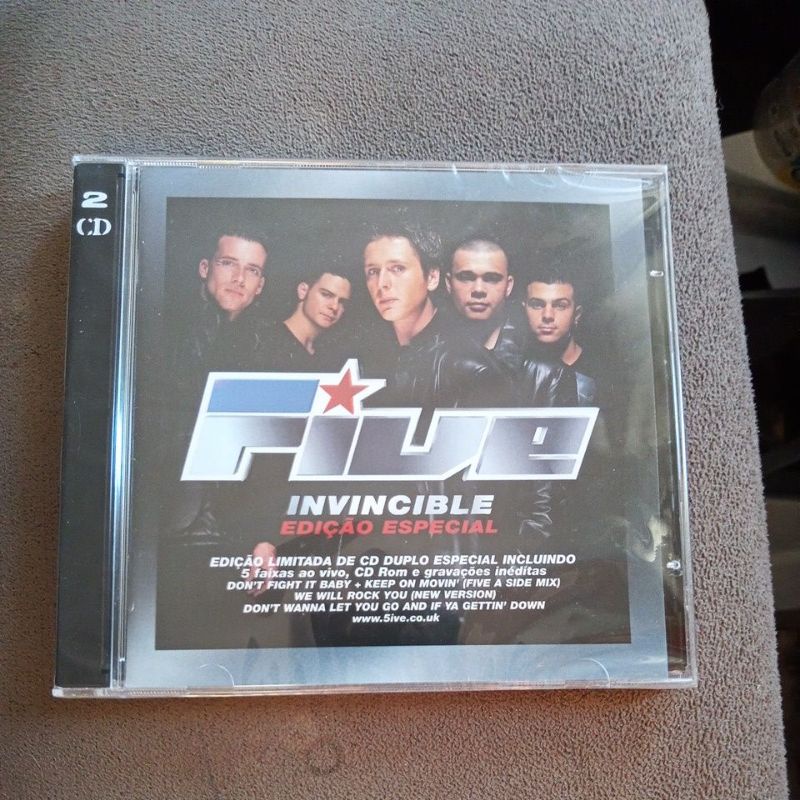 CD FIVE INVINCIBLE EDIÇÃO ESPECIAL (NOVO LACRADO) | Shopee Brasil