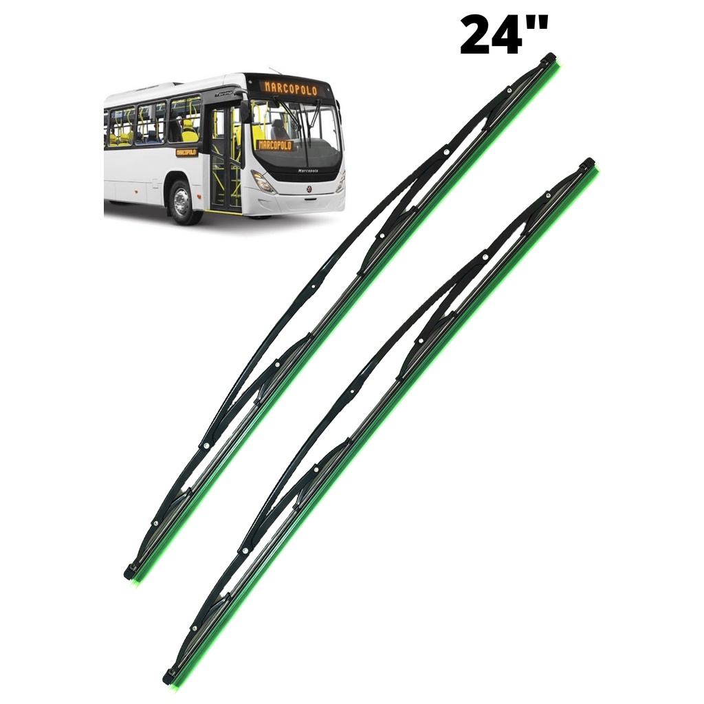 PAR PALHETA 60CM 24 POLEGADAS Limpador Parabrisa Ônibus Torino Citmax Viale Urbano | Shopee Brasil