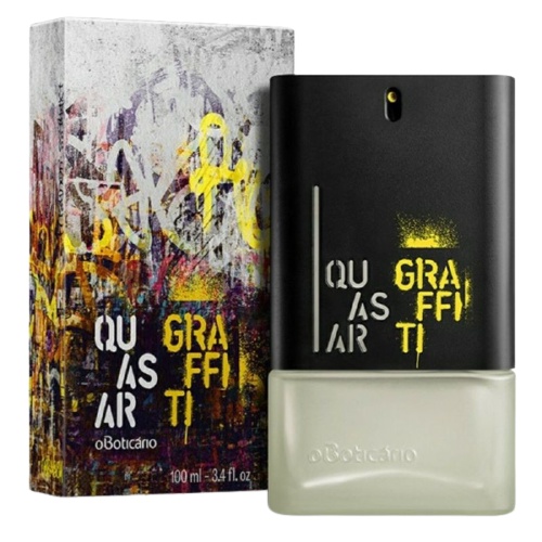 Quasar Graffiti Colônia 100ml Boticario | Shopee Brasil