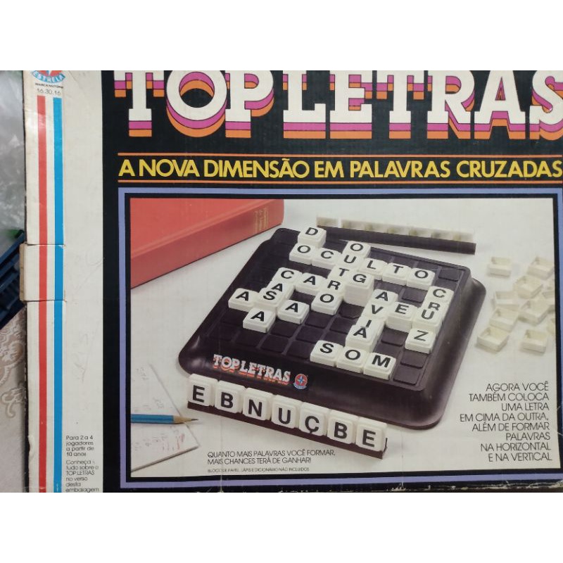 Jogo Antigo TOP LETRAS | Shopee Brasil