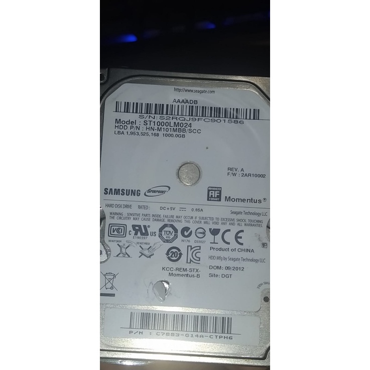 Placa Lógica Hd Samsung St1000lm024 | Shopee Brasil
