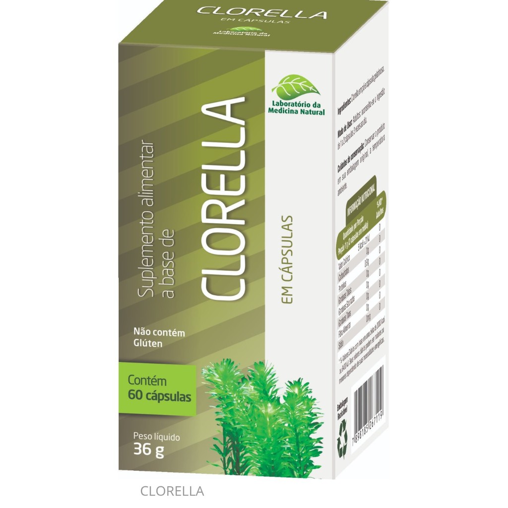 Clorella - 100 Cápsulas | Shopee Brasil