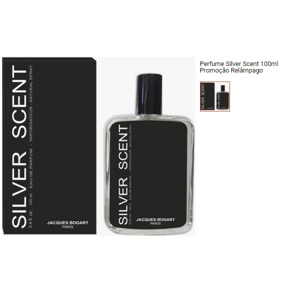 Perfume Silver Scent 100ml Promoção 2024 | Shopee Brasil
