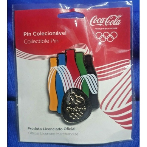 Pin / Botton Broche Colecionável - Olimpíadas Rio 2016 - Multicores ...
